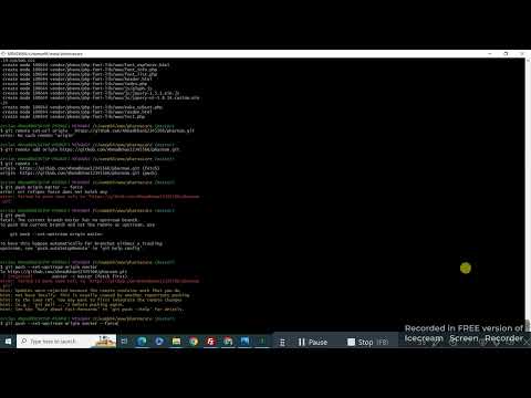 How do force git push