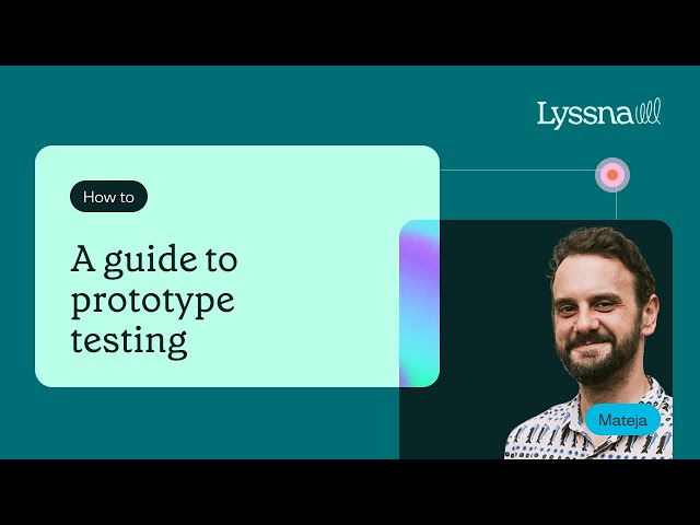 Formative usability testing | Methods & best practices | Lyssna