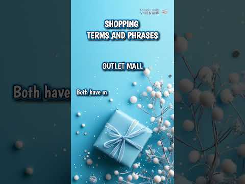 Mastering Common English Shopping Vocabulary!