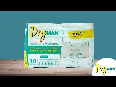 Absorvente Masculino Dry Man - 120 Unidades | Mercado Livre