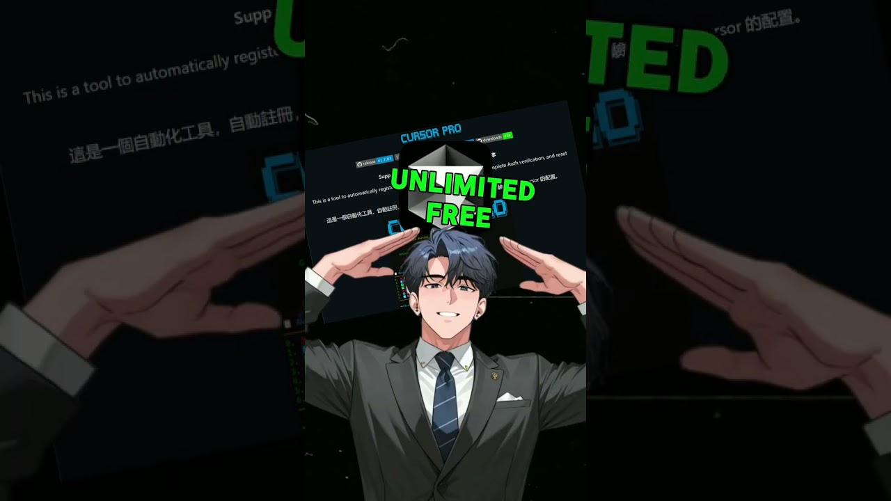 Use Cursor for FREE & Unlimited! No more limits Follow me