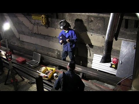 Overnight construction in Montreal subway tunnels