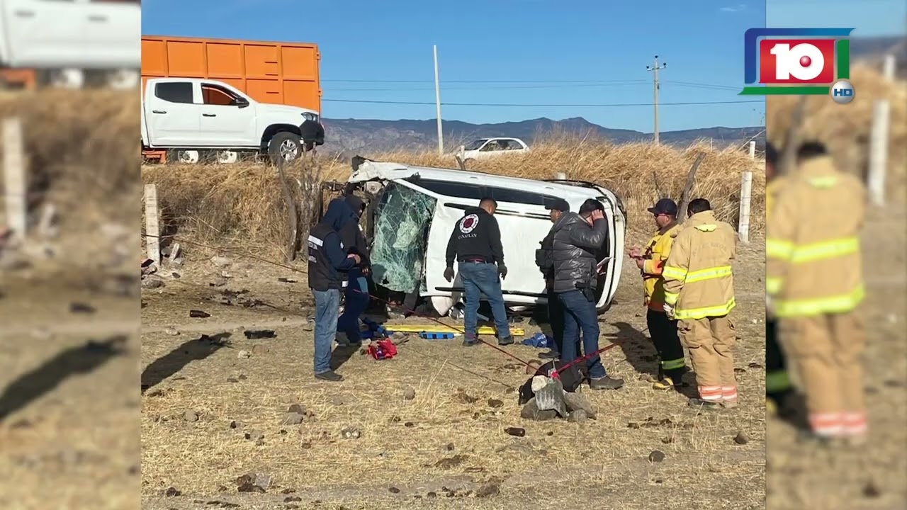 CHOQUE FRONTAL EN LA CARRETERA DURANGO – PARRAL DEJÓ UN OCCISO Y TRES LESIONADOS