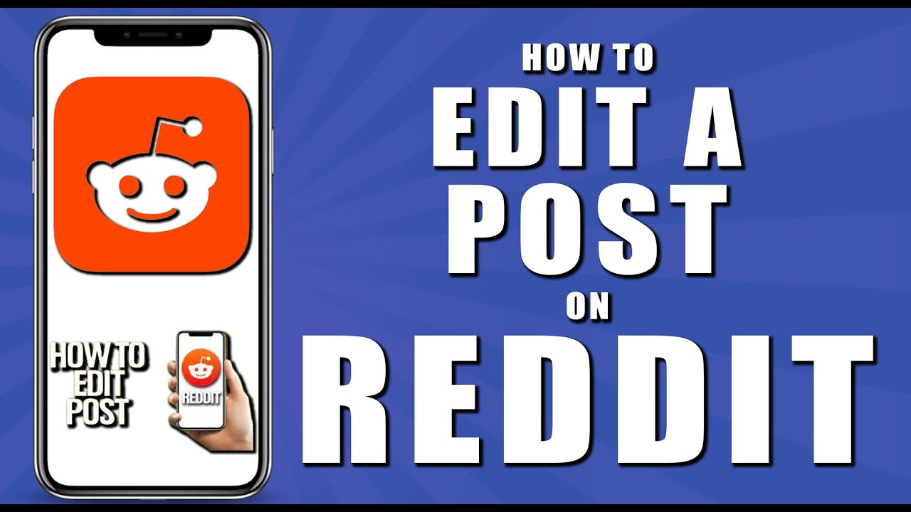 How to edit a post on reddit (2024)