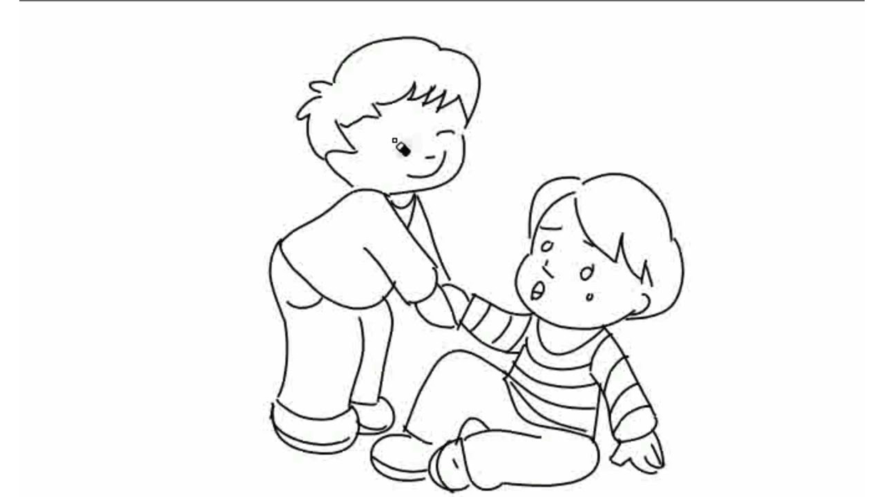 Dibujo de inclusión - Dibujos fáciles para niños #drawing  #dibujo