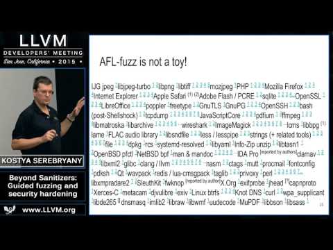 2015 LLVM Developers’ Meeting: K. Serebryany & P. Collingbourne "Beyond Sanitizers..."