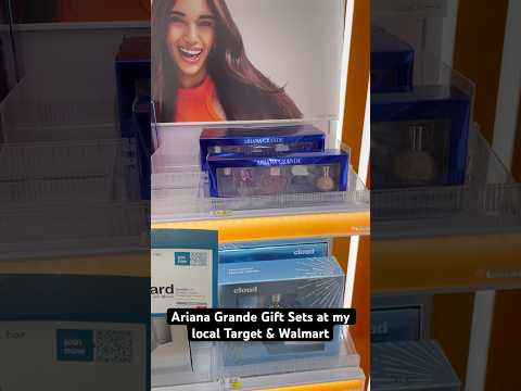 Ariana Grande Gift Sets at Target & Walmart #shorts #holidayseason