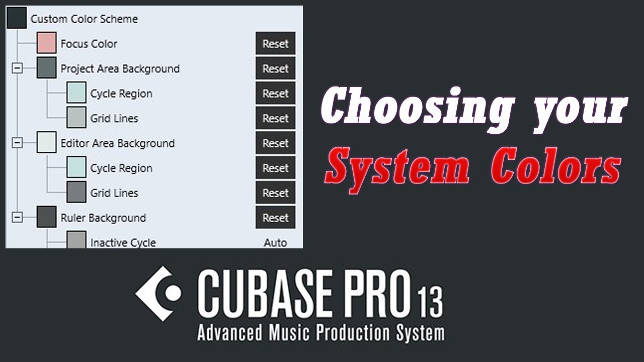 Cubase 13 - Track Selection Background Color - Cubase - Steinberg Forums