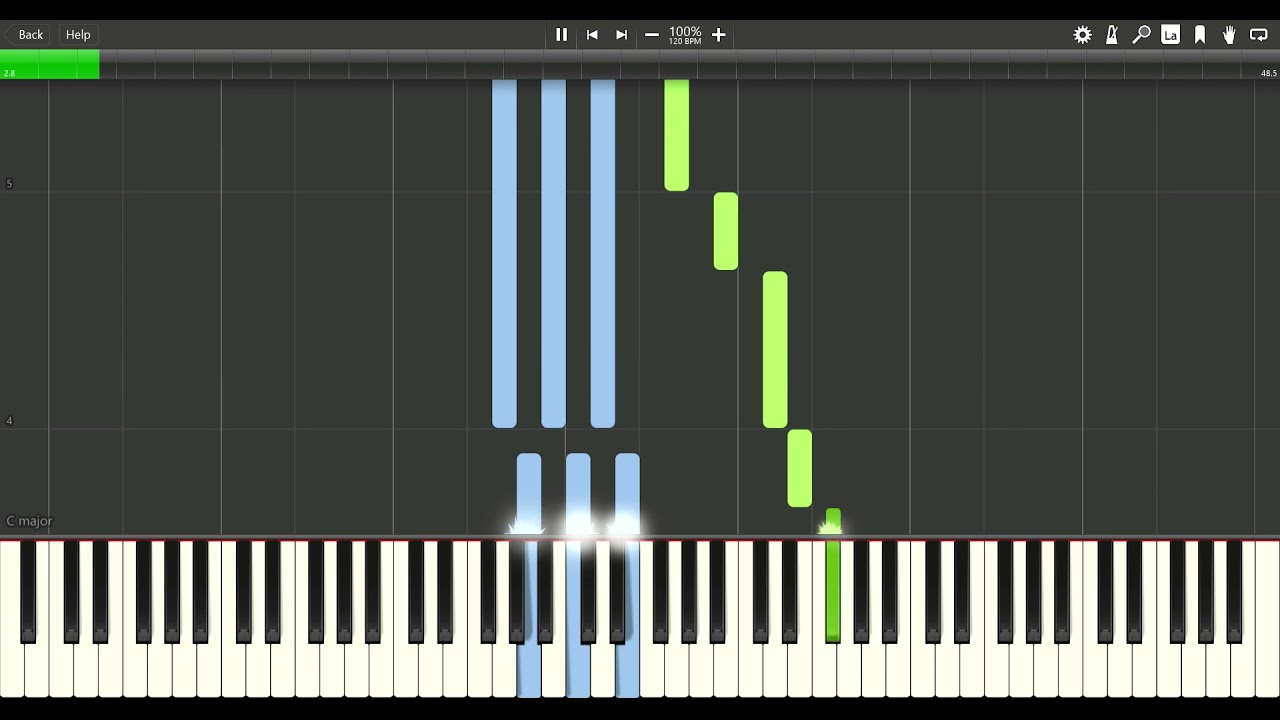 Alfred All-in-One Adult Book level 1, page  130 Greenslaves  :: Synthesia MIDI File