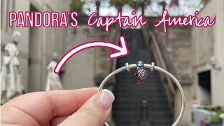 NEW Pandora Captain America Charm! (CLOSE UP LOOK at the details!)