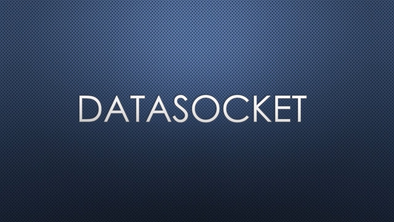 LabWindows/CVI DataSocket Tutorial