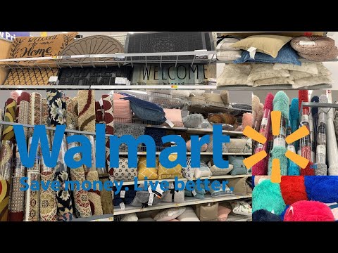 Walmart Home Decor | Decorative Pillows Rugs & Carpets | Shop With Me August 2019