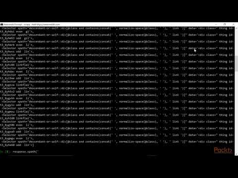 Learn Data Acquisition and Manipulation with Python Diving into Scrapy | packtpub com - Mind Luster