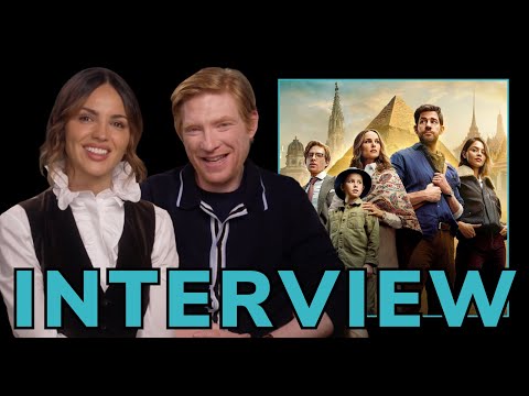 FOUNTAIN OF YOUTH INTERVIEW | Eiza González & Domhnall Gleeson on INDIANA JONES being the TOP
