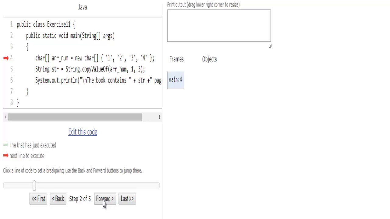 w3resource.com: Java String Exercise-11