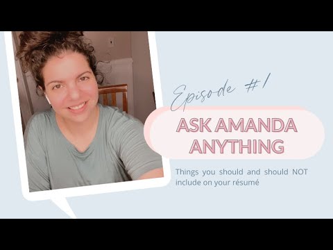 References vs Letters of Recommendation - 💬 Ask Amanda Anything Ep. #1