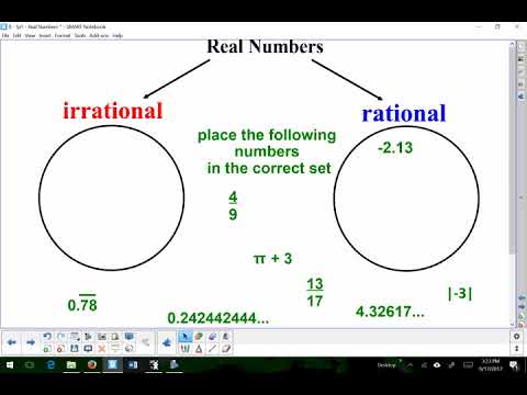 Real Numbers - Rational or Irrational?