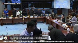 LIVE: Senate hearing on PUV modernization and jeepney phaseout