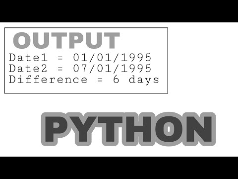 Find difference between two dates using python