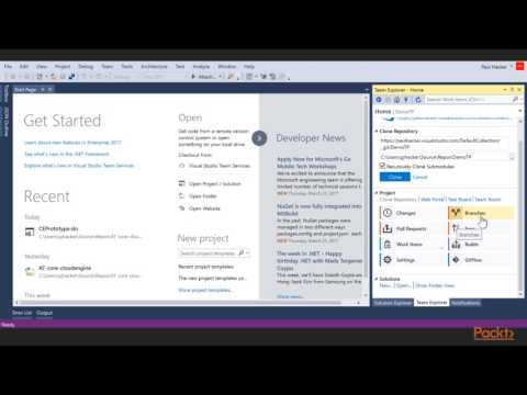 Learn Introducing Microsoft Team Foundation Server 2017 Introduction to Team Projects | packtpub ...