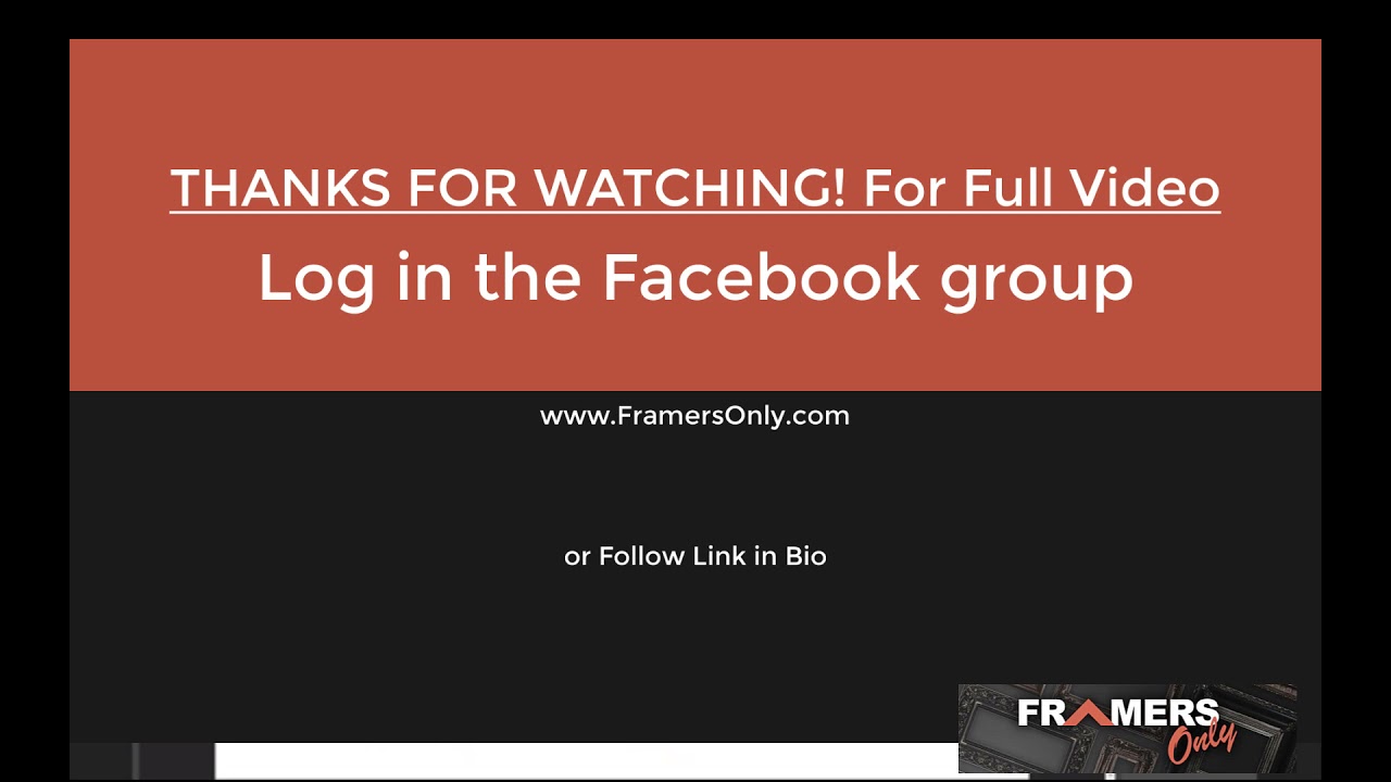 Pricing for Frame Shops