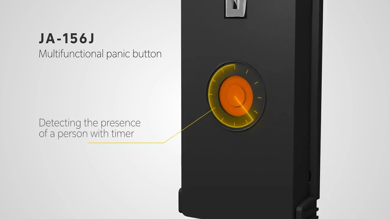 New wireless emergency device JA-156J Multifunctional panic button from JABLOTRON