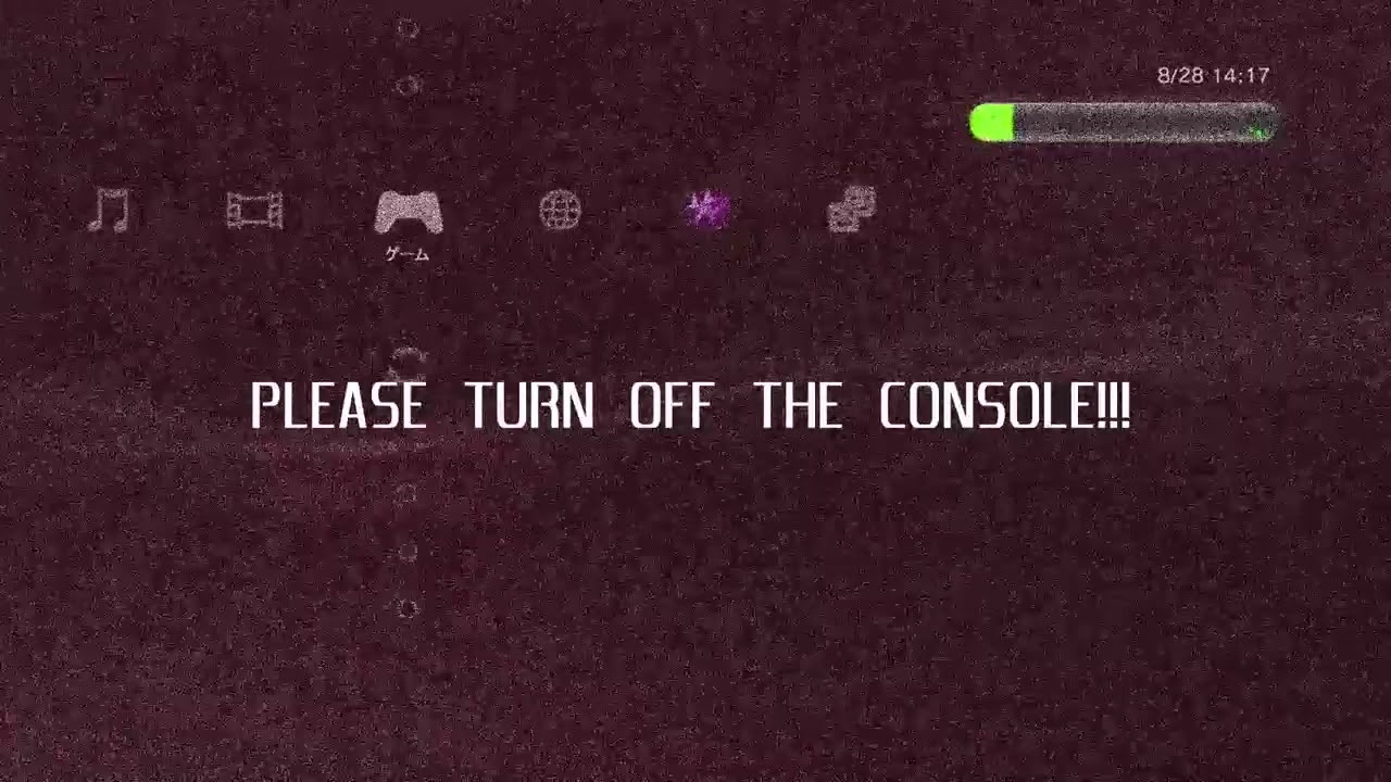 Playstation 3 Creepy Killscreen