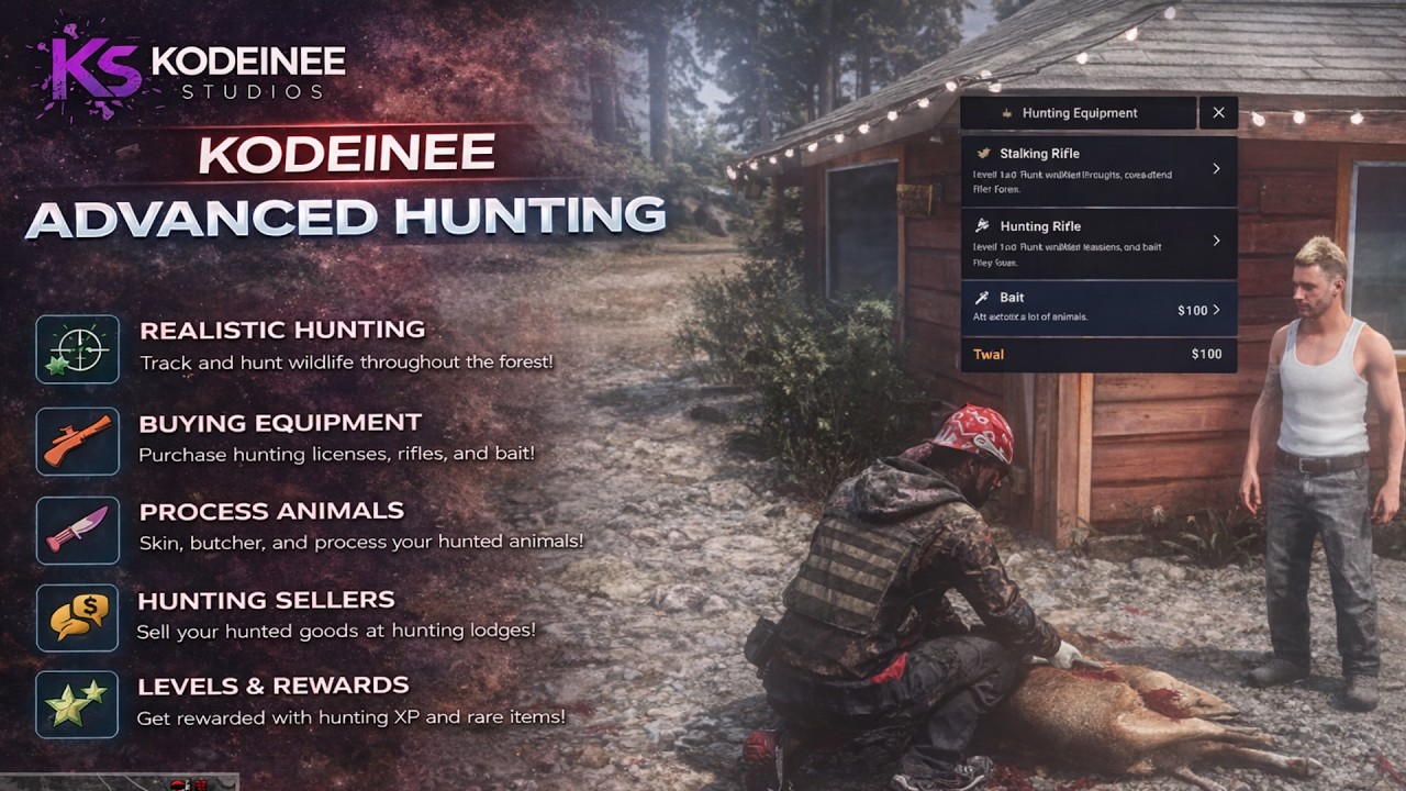 Hunting Script | QB CORE | FIVEM