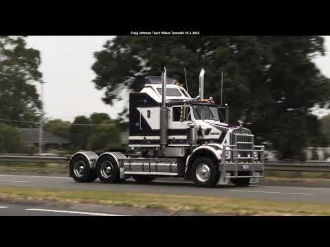 Kenworth SAR Purple Gold Nugget Special Edition Trucking through Tooradin