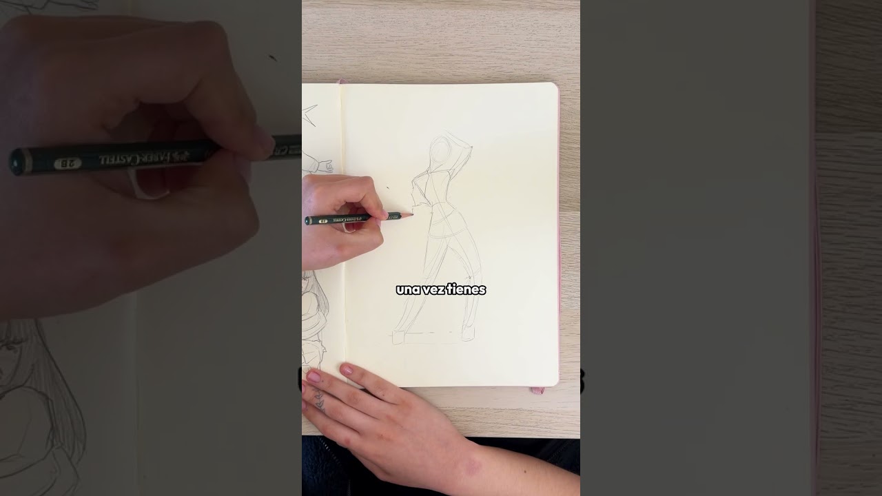 Learn to draw the human figure with this line of action trick