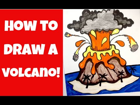 How to Draw a Volcano
