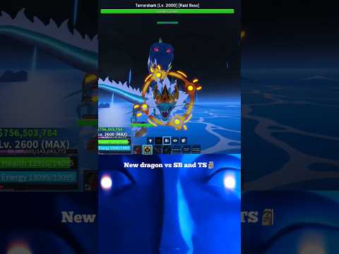 DRAGON ❌ TANK ✅ Bruh eat Sea beast and Terrorshark for lunch💀🔥 #bloxfruits #fyp #shorts #viralvideos