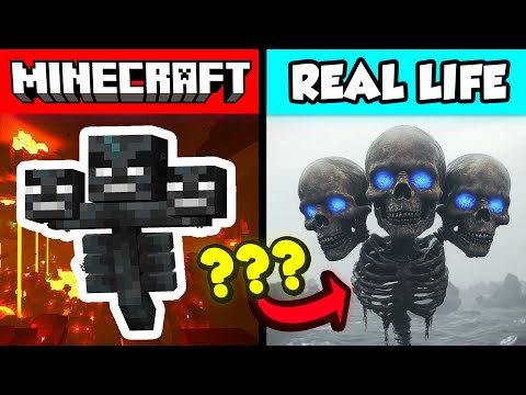 ALL NEW MOBS IN REAL LIFE 2025 (Ultra Realistic Comparison) | Minecraft Bosses Mod VS Real Life 4K