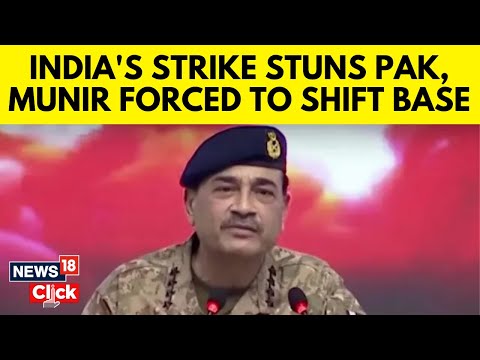 India Strikes Nur Khan Base | Pak Army Rattled | Pak Army Gen Asim Munir Rushed to Bunker | N18G