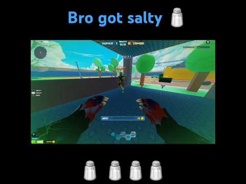 Infection Gunfight salty player Roblox #infection #roblox #robloxshorts