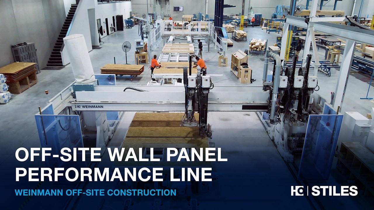 Introducing the WEINMANN Performance Wall Panel Line | Stiles Machinery Off-Site Construction
