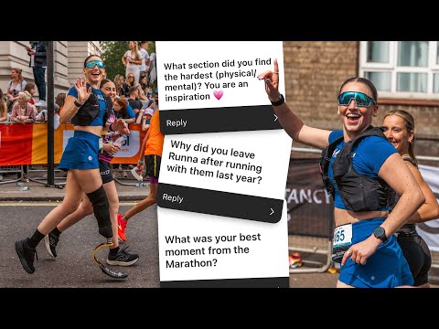 LONDON MARATHON 2025 Q&A | prosthetic leg, running alone, leaving Runna etc