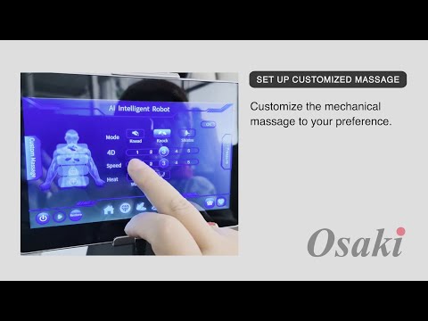 Costco Massage Chair Osaki Atlas XL - How to Customize Massage