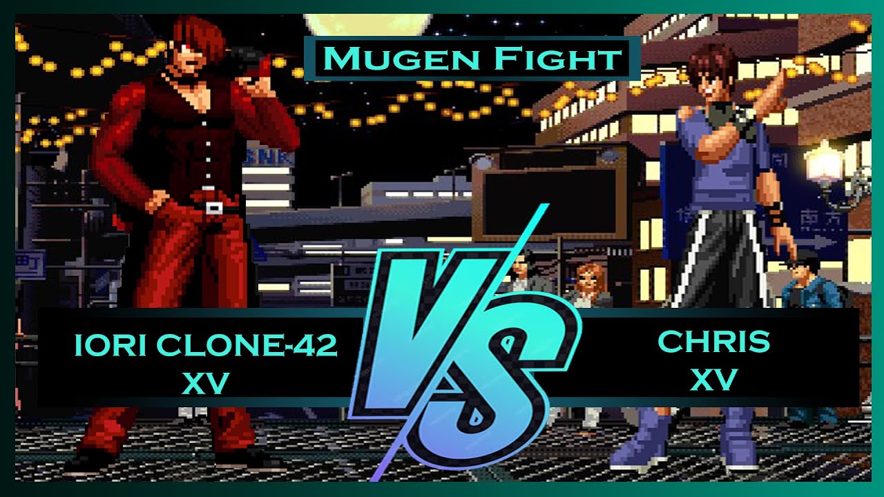 [KOF Mugen] Iori Clone-42 XV VS Chris XV ||1080P 60 FPS