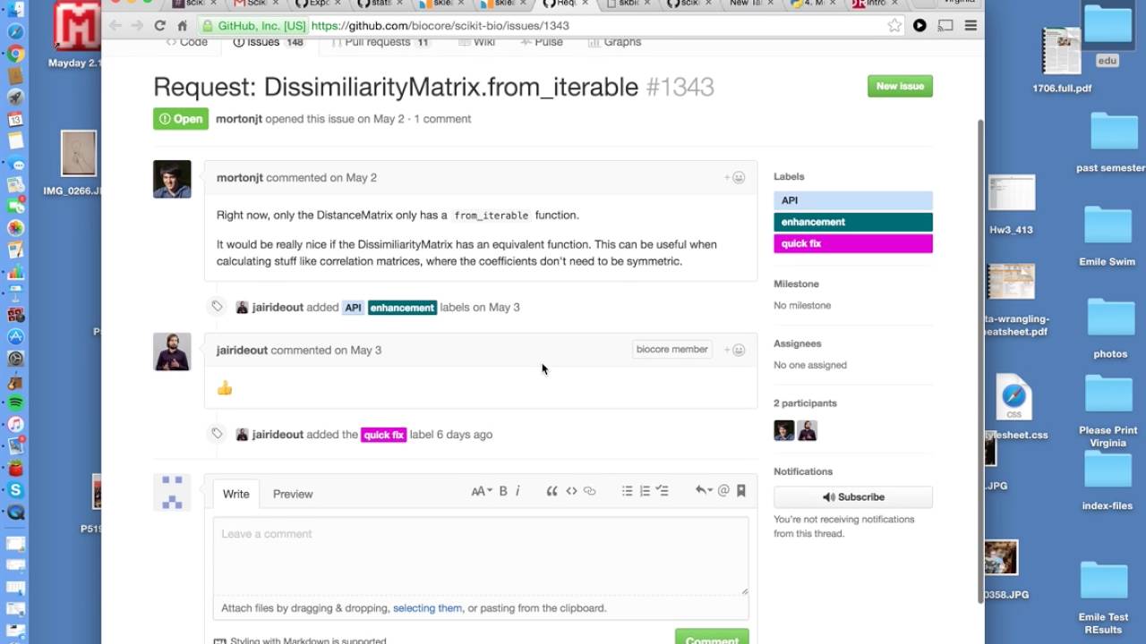 Code Walkthrough, Scikit-bio