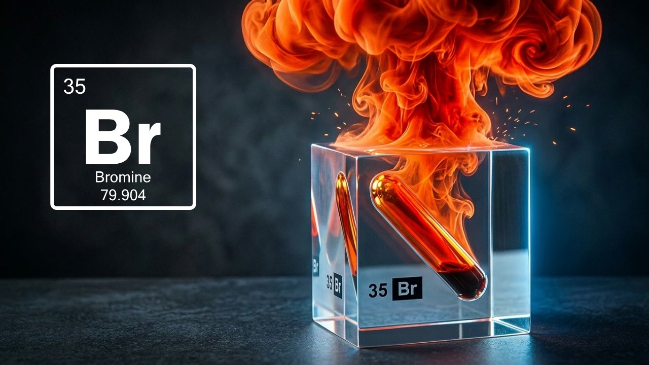 Why is bromine a dangerous liquid nonmetal?🧪💀