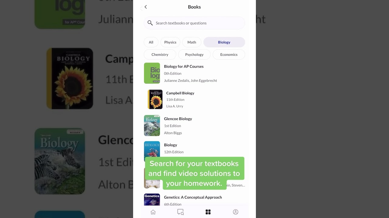 Get Help With All Your Biology Homework & Tests | Free 7-Day Trial