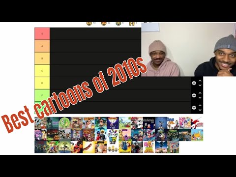 Best cartoons of 2010s Tier List!