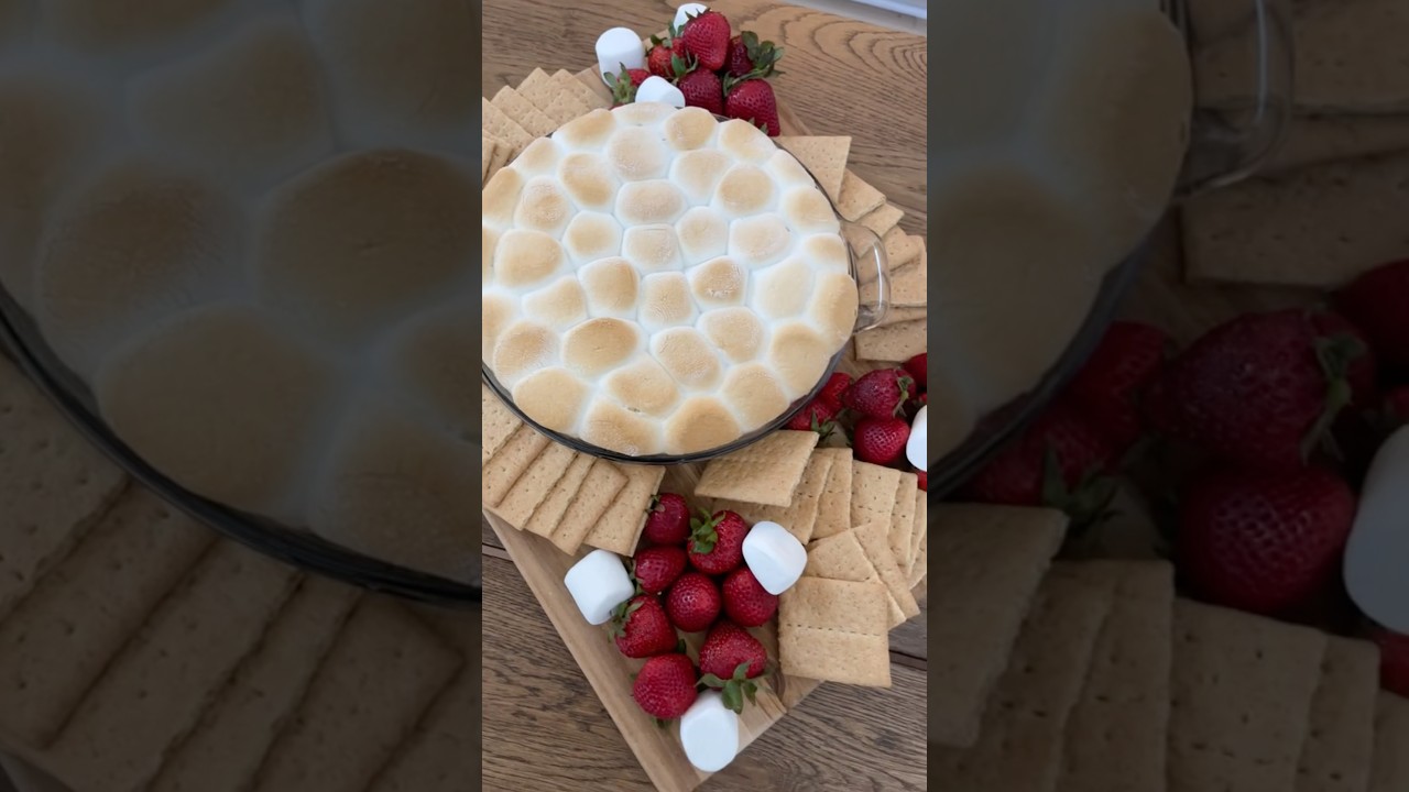 Oven baked s’mores dip