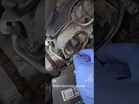 2018 Chevy malibu replaced the vacuum pump