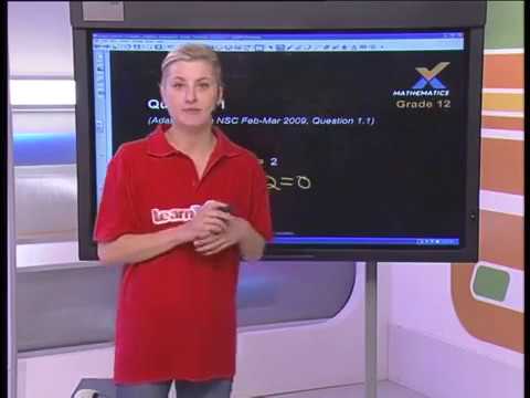Mathematics Grade 12: Term 1 Revision