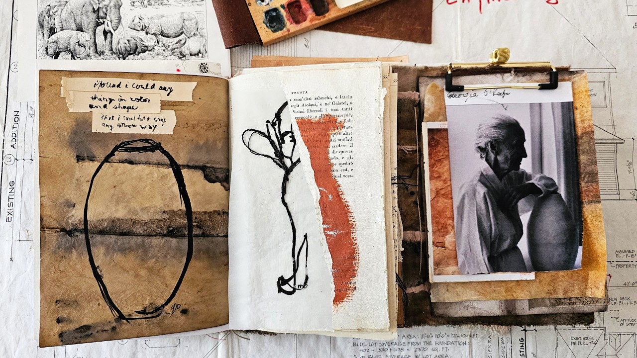 The Bound Canvas - An Artist's Journal and Workbook