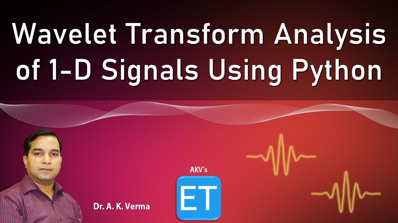 Wavelet Transform Analysis of 1-D Signals using Python