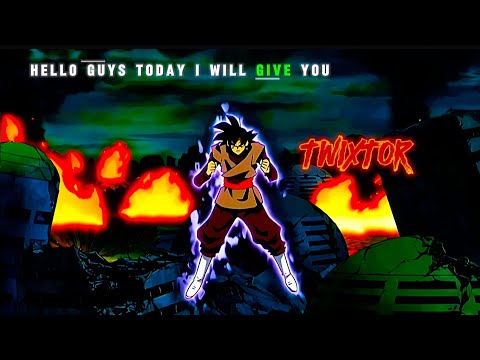 Black Goku Twixtor || For Edit (4K QUALITY)
