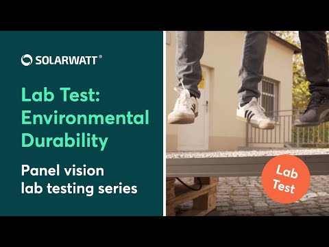 Environmental Durability Test | Lab Testing | SOLARWATT UK & Ireland